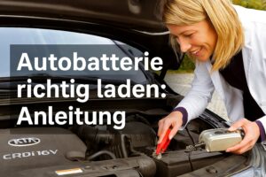 Autobatterie laden: Anleitung, Dauer & Tipps
